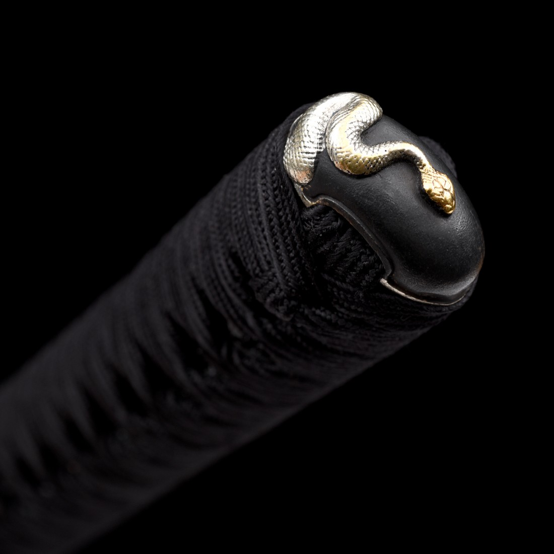 Japanese Katana Sword with Snake Theme Koshirae and Hazuya Polishing Finish