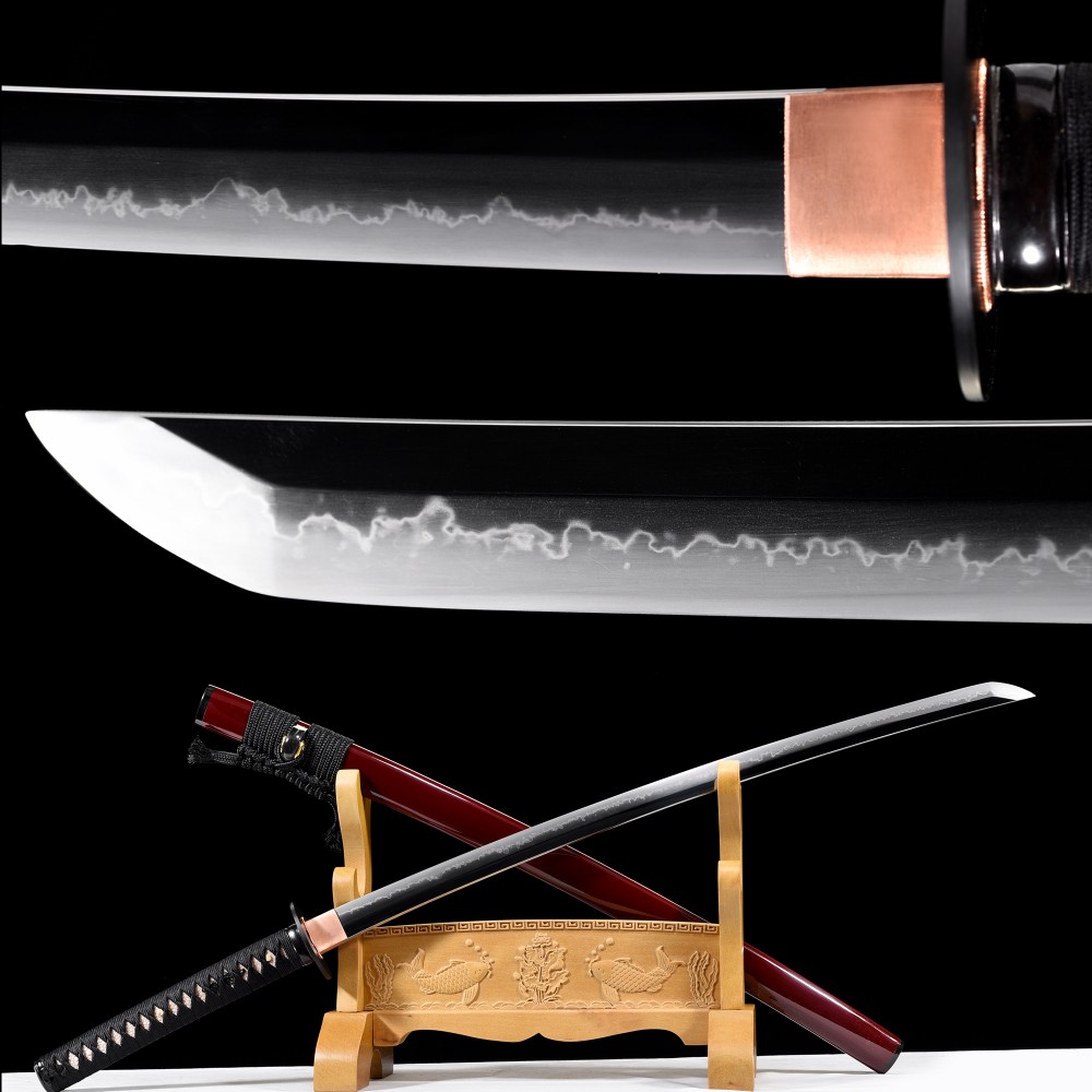 Premium Handmade Japanese Katana Sword | Clay Tempered 1095 Steel ...