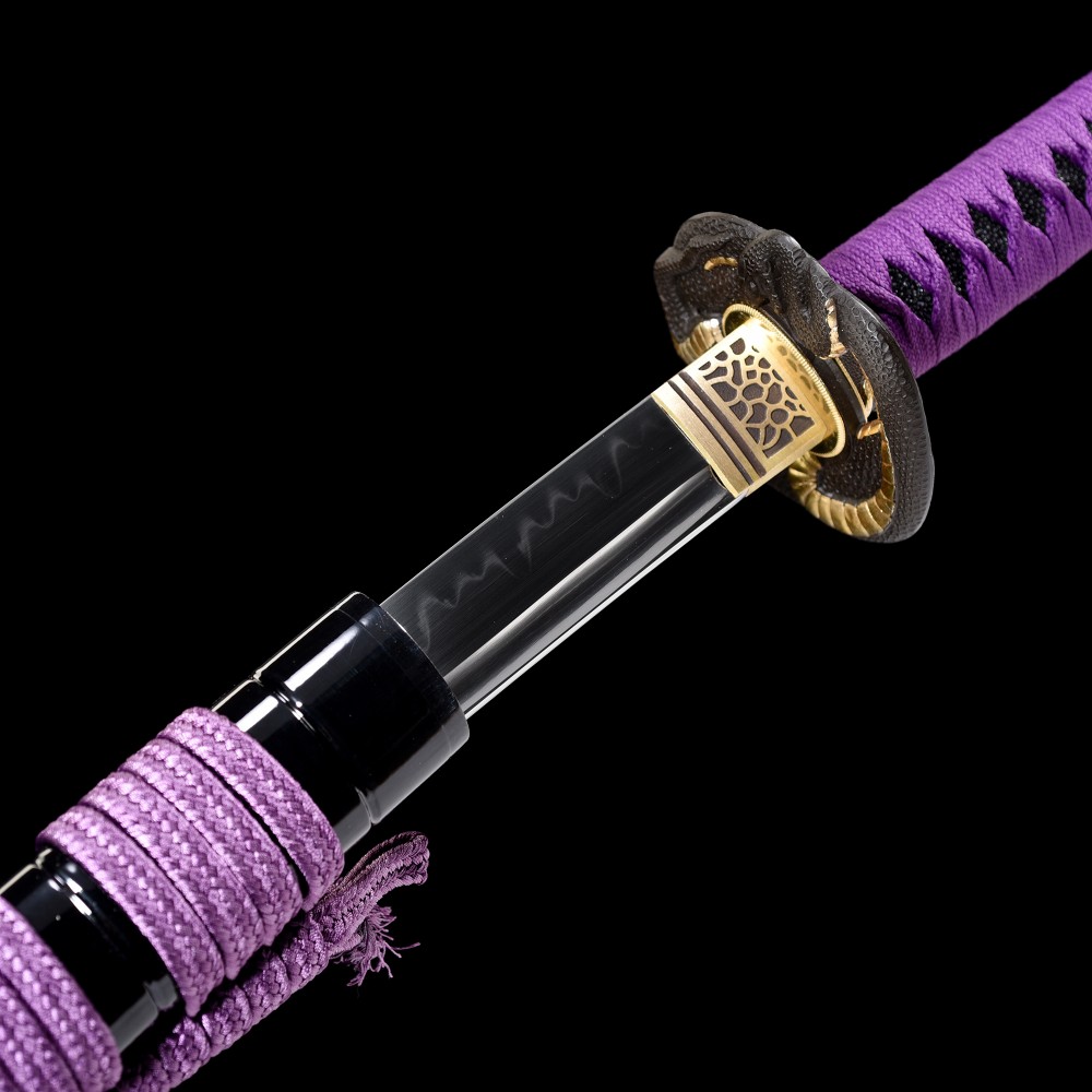 Japanese Samurai Odachi Nodachi Sword - SHINOGI-ZUKURI Blade with Clay Tempered Hamon | HanBon Forge