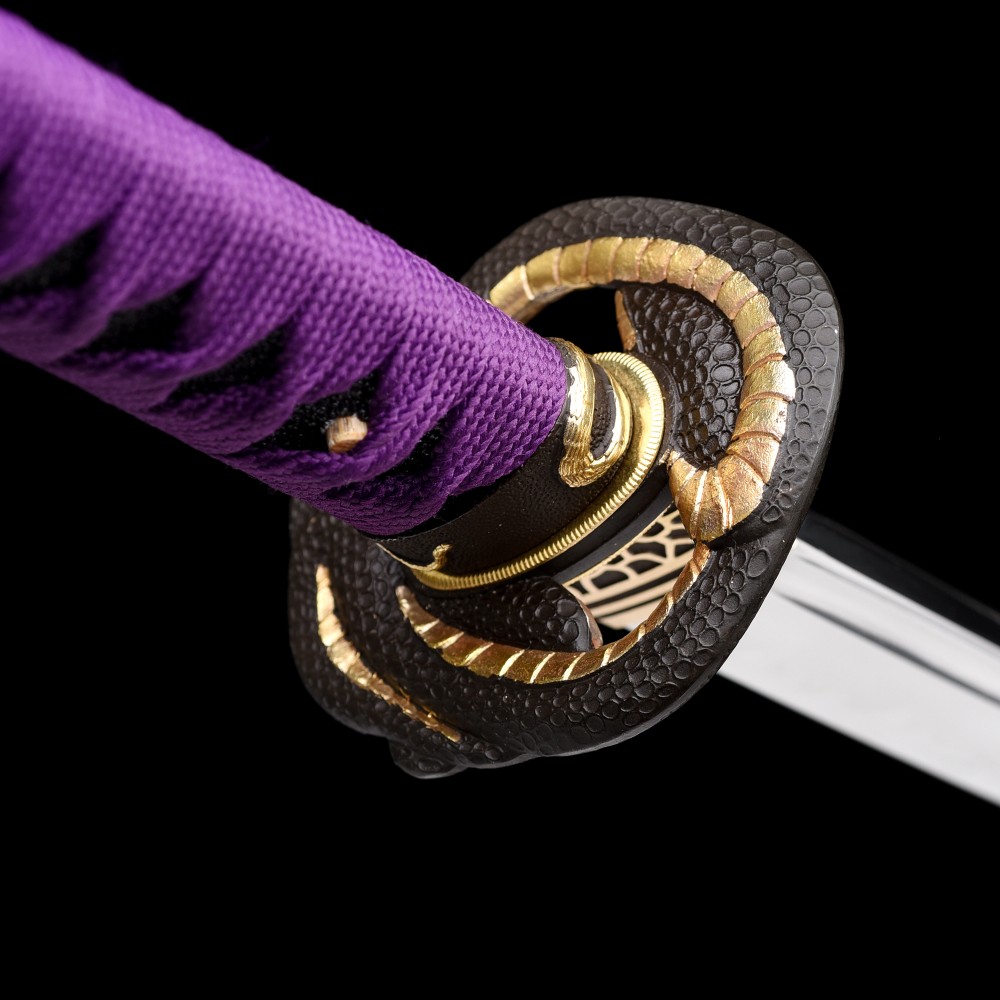 Japanese Samurai Odachi Nodachi Sword - SHINOGI-ZUKURI Blade with Clay Tempered Hamon | HanBon Forge