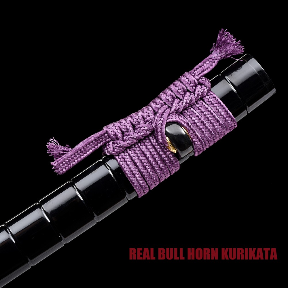 Japanese Samurai Odachi Nodachi Sword - SHINOGI-ZUKURI Blade with Clay Tempered Hamon | HanBon Forge