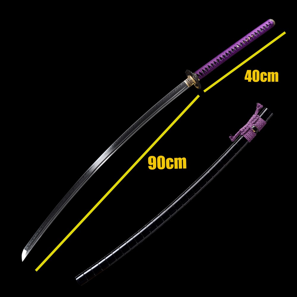 Japanese Samurai Odachi Nodachi Sword - SHINOGI-ZUKURI Blade with Clay ...