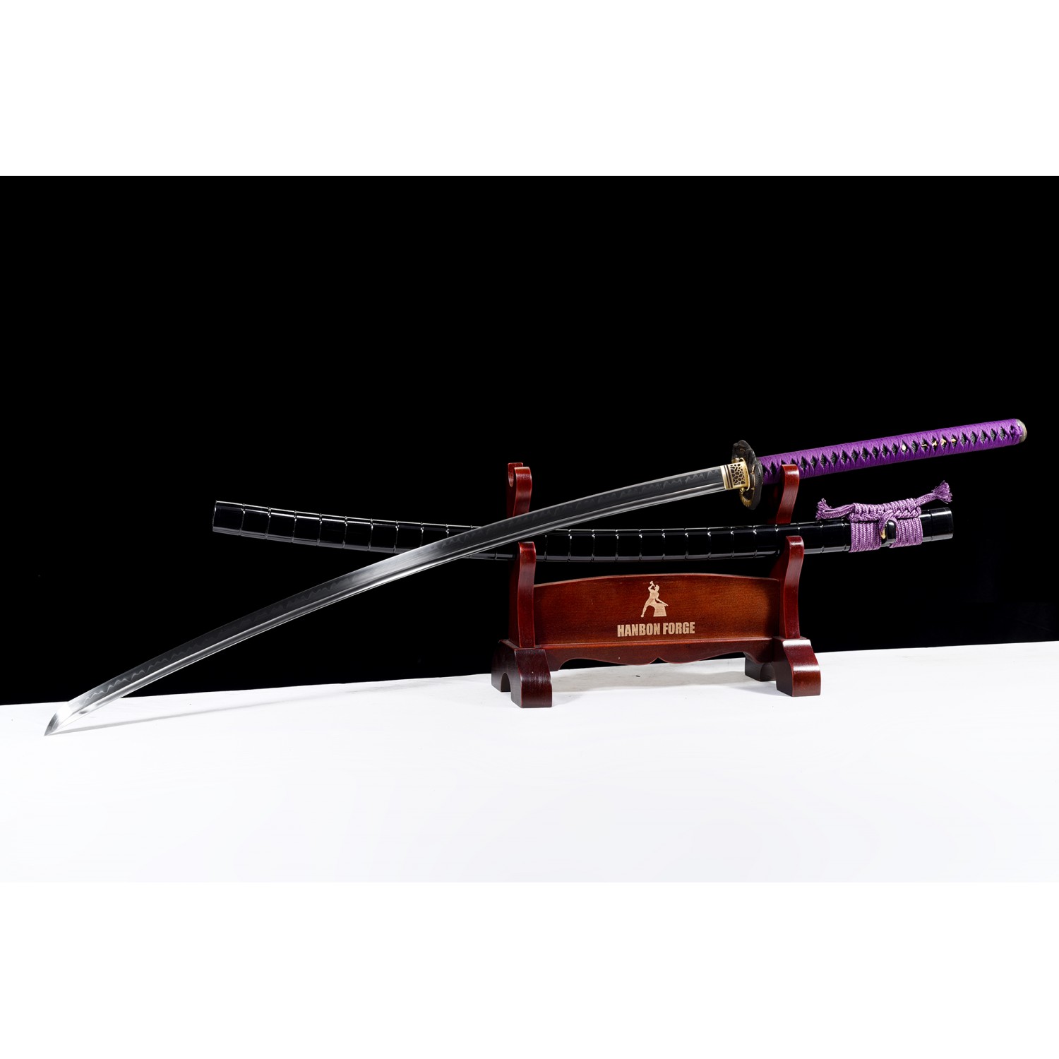 Japanese Samurai Odachi Nodachi Sword - SHINOGI-ZUKURI Blade with Clay Tempered Hamon | HanBon Forge