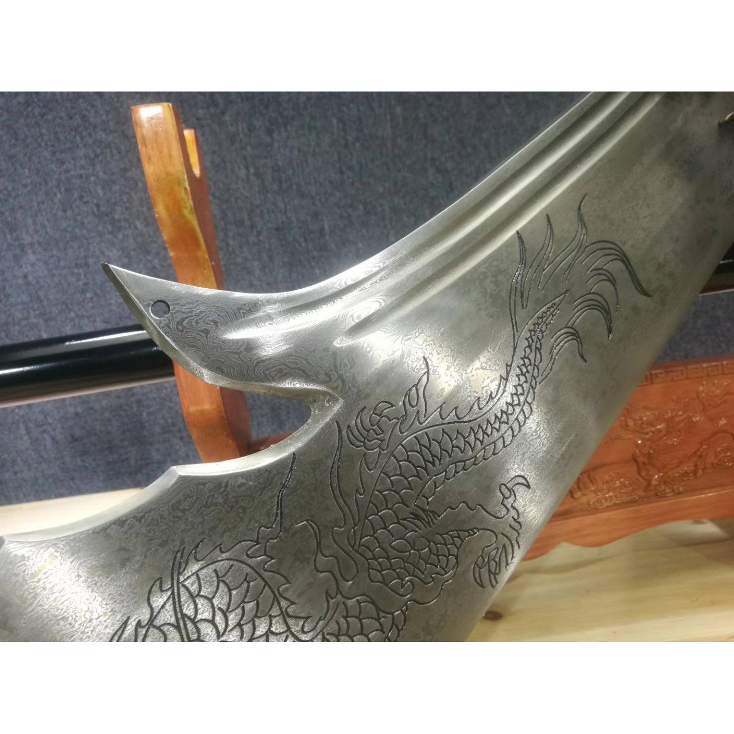 Green Dragon Crescent Blade (Guan Dao) - Replica of Guan Yu's Sword ...
