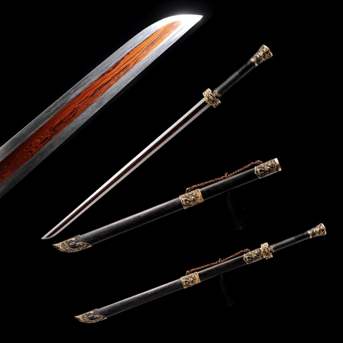 Chinese Xiu Chun Dao Sword - Hand-Forged Folded Steel | HanBon Forge