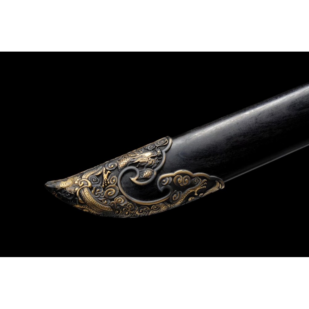 Chinese Xiu Chun Dao Sword - Hand-Forged Folded Steel | HanBon Forge