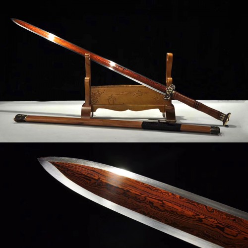 Chinese Jian Sword | Hand Forged Double Edged Chinese Straight Sword