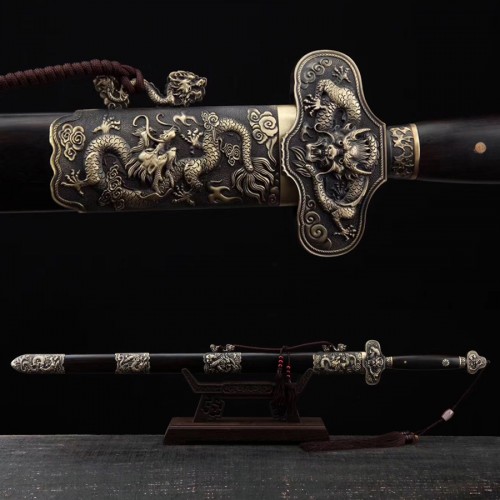 Chinese Jian Sword | Hand Forged Double Edged Chinese Straight Sword
