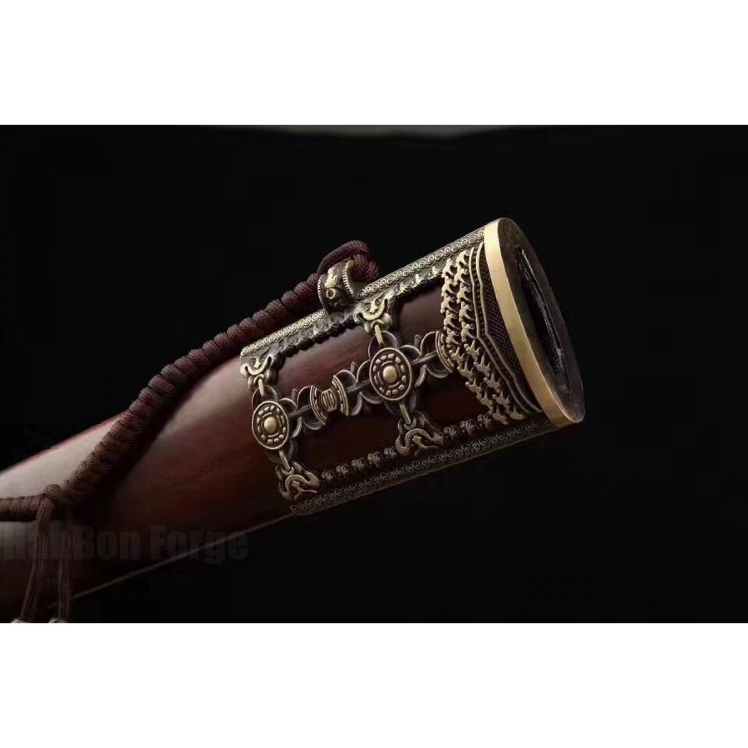 Yongle Jian Sword Replica - Clay Tempered Damascus Steel Blade | HanBon ...