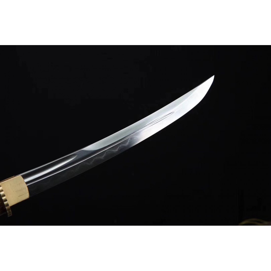 Eagle Dao Sword - Clay Tempered Damascus Steel Blade with Hazuya Polish ...