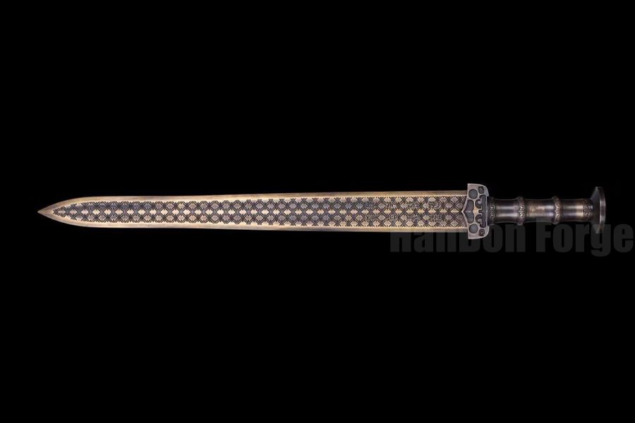 King of Yue Goujian Bronze Sword Replica Weapon Chinese Early Dynasty ...