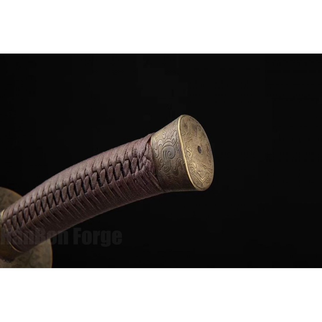 Chinese Qi Jia Dao Sword – Hand-Forged Damascus Steel Sabre with Dual Bo-Hi