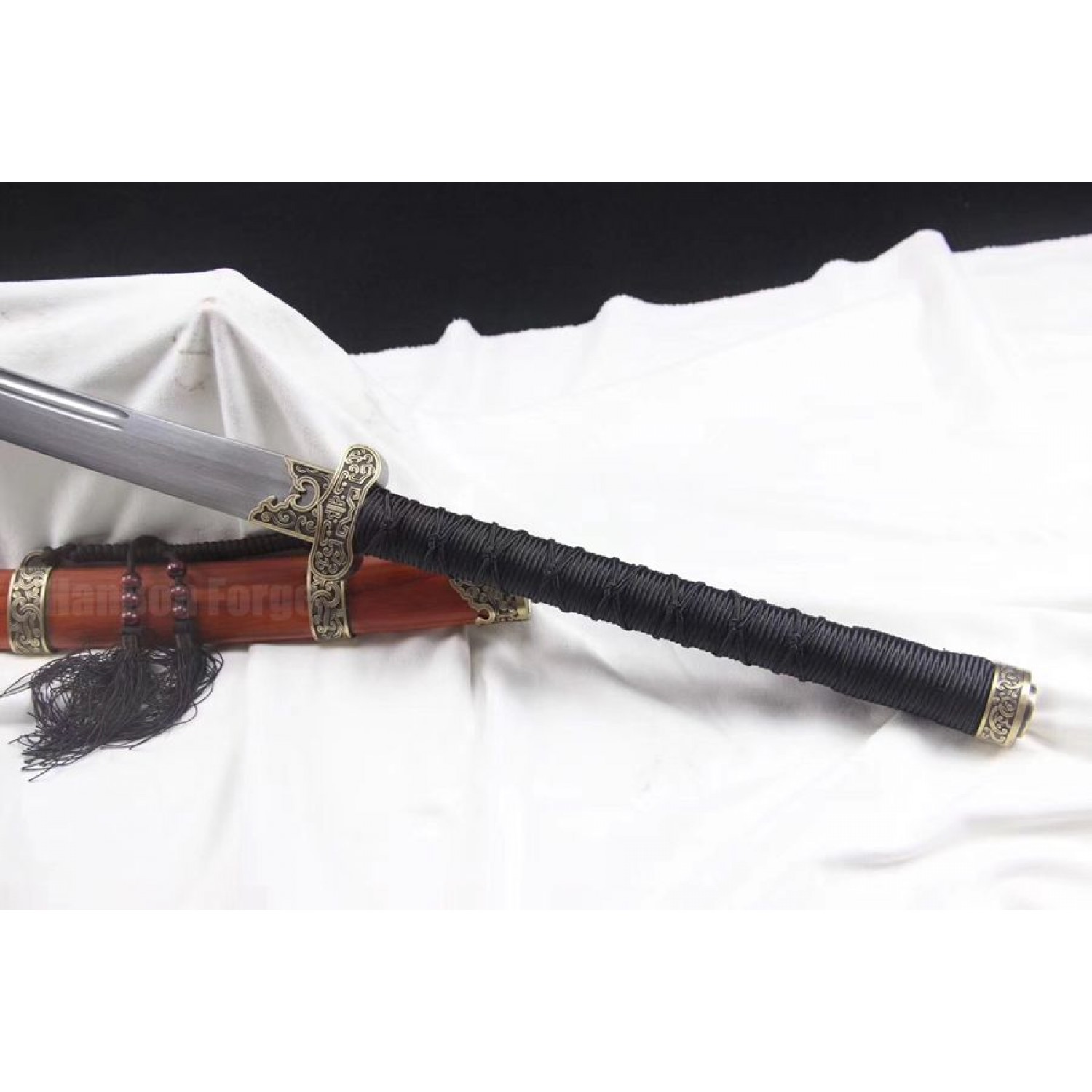 Dadao Broadsword - Damascus Steel War Saber | HanBon Forge