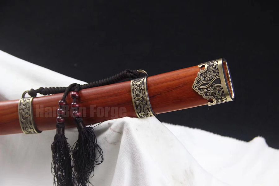 Chinese Sword Dadao Broadsword War Saber Damascus Single Edged Blade ...