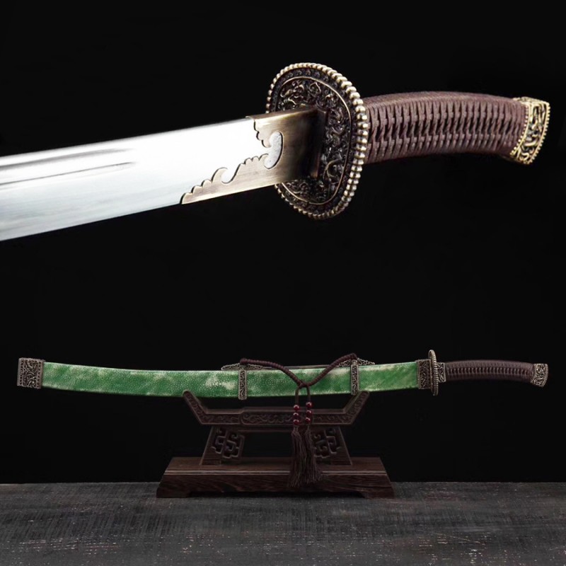 Fully Handmade Real Chinese Qing Dynasty Sword Qing Dao With Scabbard ...