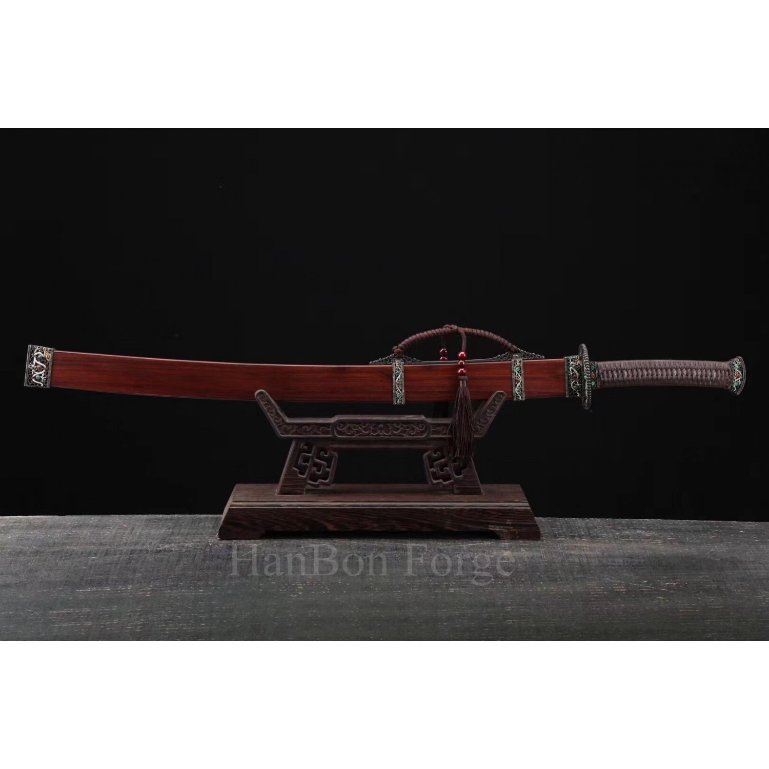 Handmade Chinese Dragon Dao Saber Sword - Qing Yue | HanBon Forge