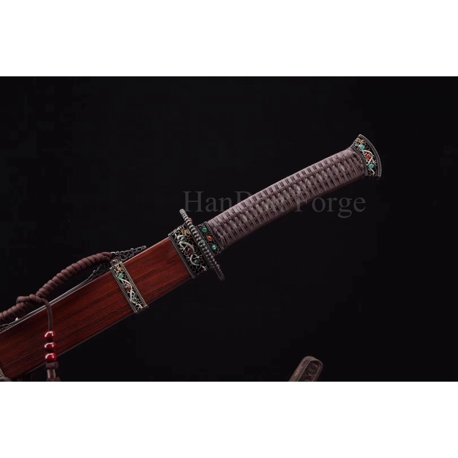 Handmade Chinese Dragon Dao Saber Sword - Qing Yue | HanBon Forge
