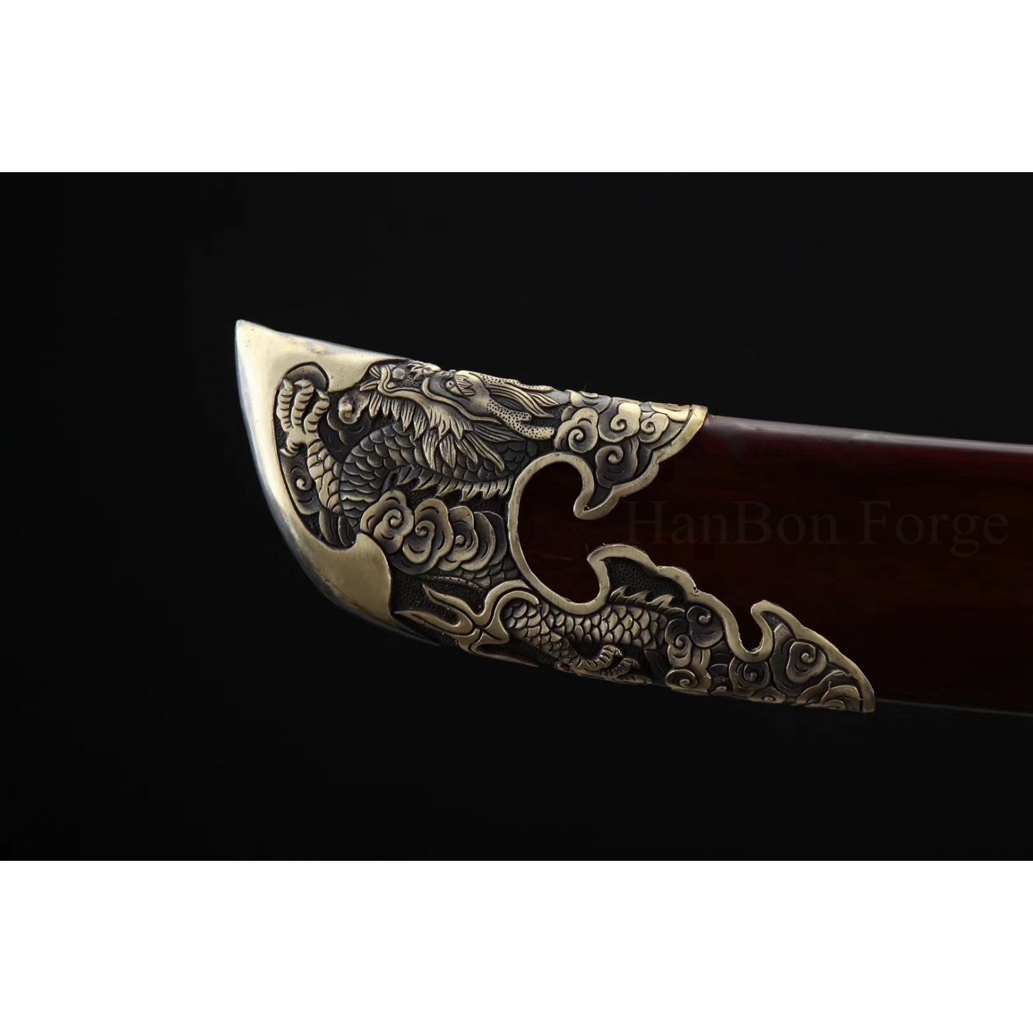 Handmade Dragon Theme Dao – 13-Folded Damascus Blade | HB810