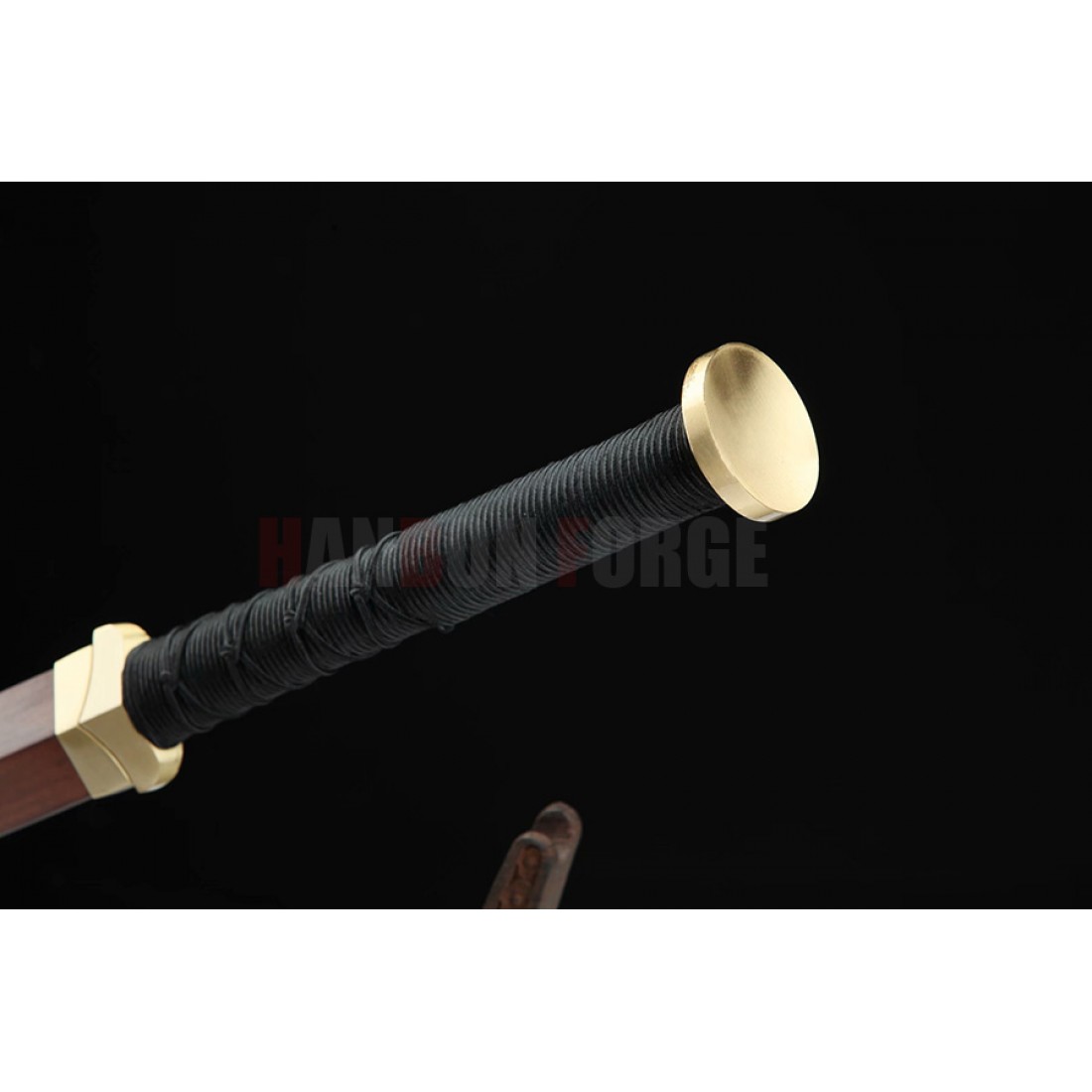 Han Dynasty Jian Chinese Sword Feather Pattern Steel Eight Sides Blade