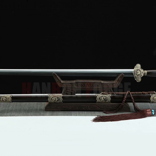 Chinese Jian Sword | Hand Forged Double Edged Chinese Straight Sword