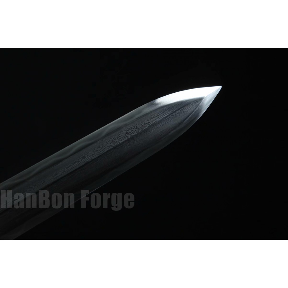 Chinese Sword Qin Dynasty Jian Hand Forged Pattern Steel Blade Copper ...
