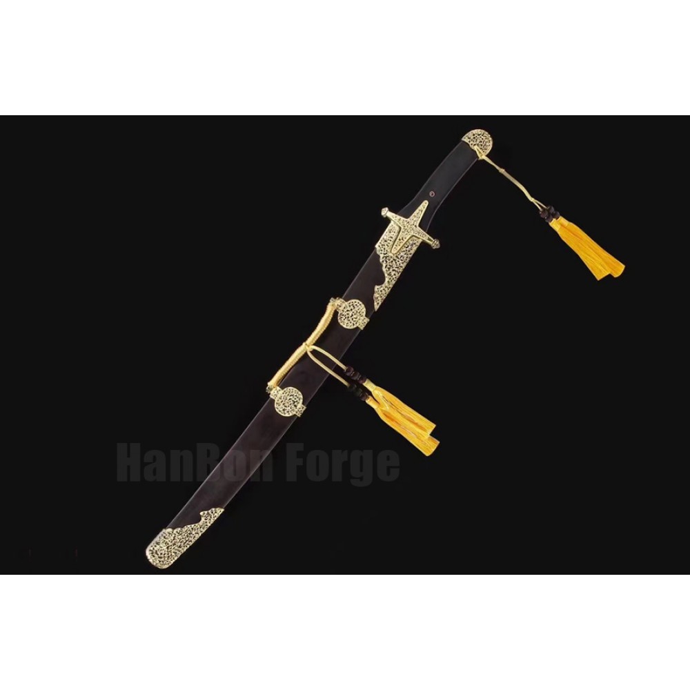 Chinese Sword Yuan Dynasty Yuanlang Yaodao(元朗腰刀) Fully Handmade Folded ...