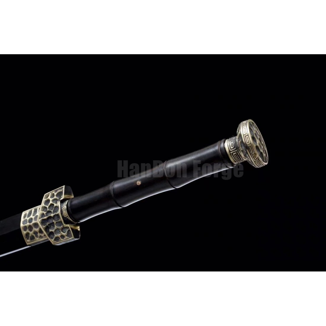 Chinese Sword Han Dynasty Jian Hand Forged Pattern Steel Eight Sides ...