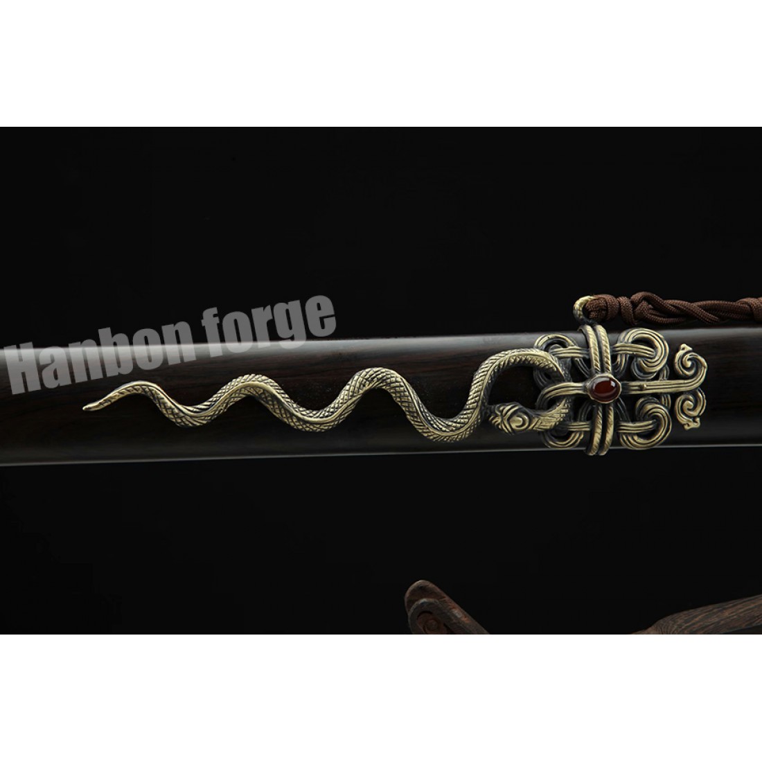 Chinese Jian Sword Hand Forged Clay Tempered Pattern Steel Traditional ...
