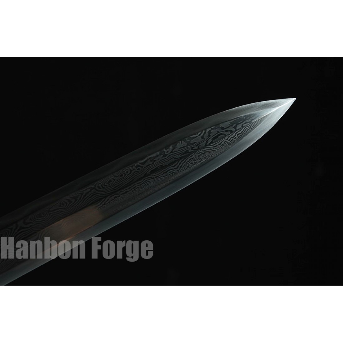 Chinese Jian Dragon Sword Fully Handmade Folded Pattern Steel With Clay ...