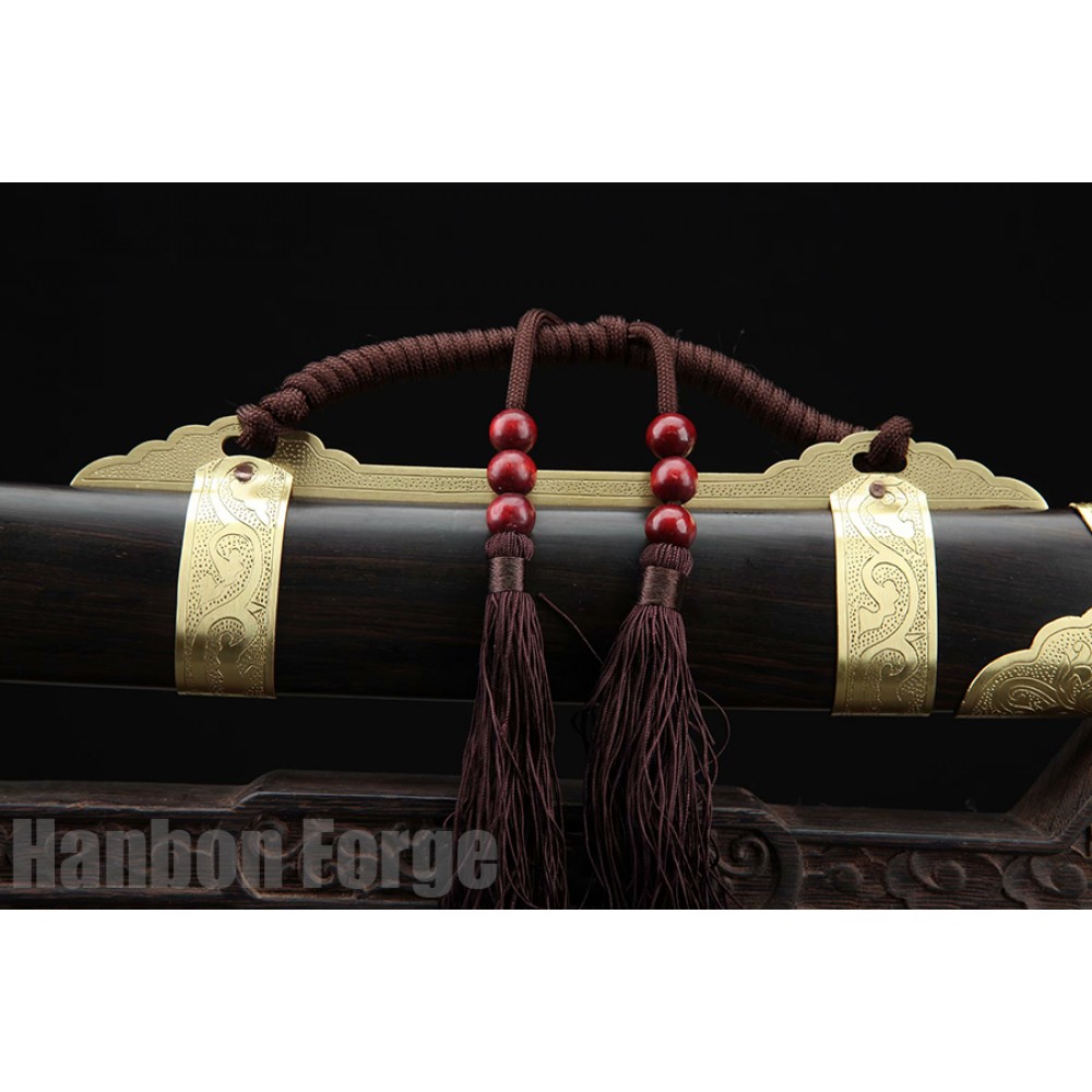 Chinese Dao Sword - Hand-Forged Pattern Steel | HanBon Forge