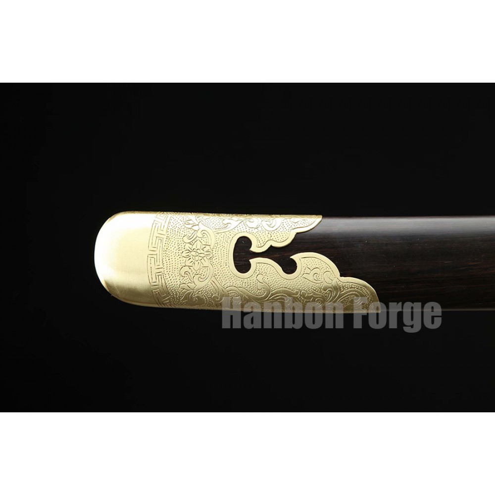 Chinese Dao Sword - Hand-Forged Pattern Steel | HanBon Forge