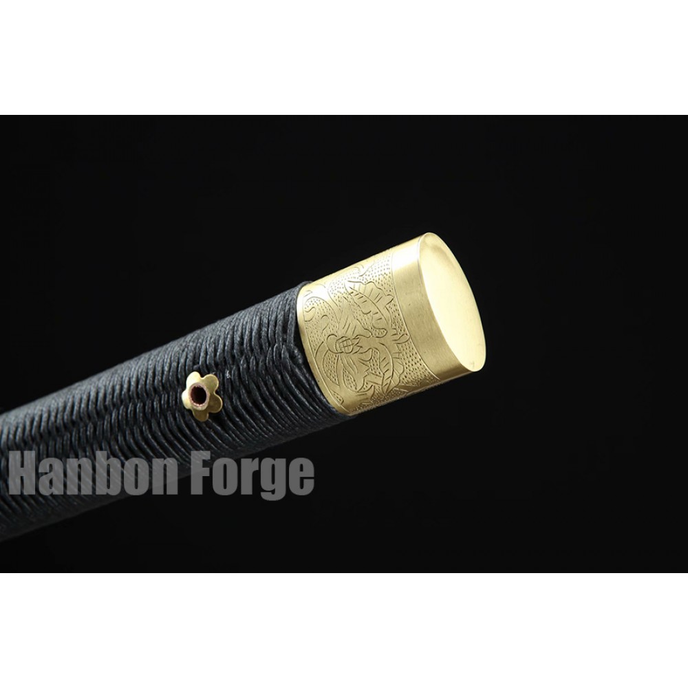 Chinese Dao Sword - Hand-Forged Pattern Steel | HanBon Forge
