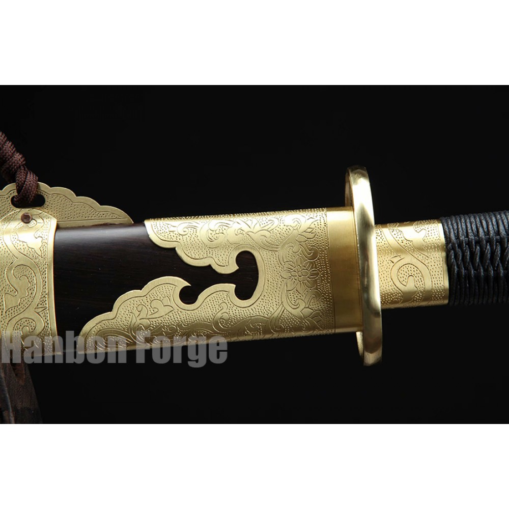 Chinese Dao Sword - Hand-Forged Pattern Steel | HanBon Forge