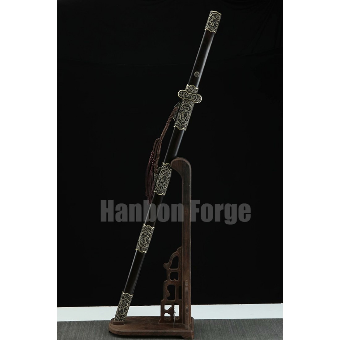 Chinese Tang Dao Sword Dragon Theme Fully Handmade Pattern Steel Real ...