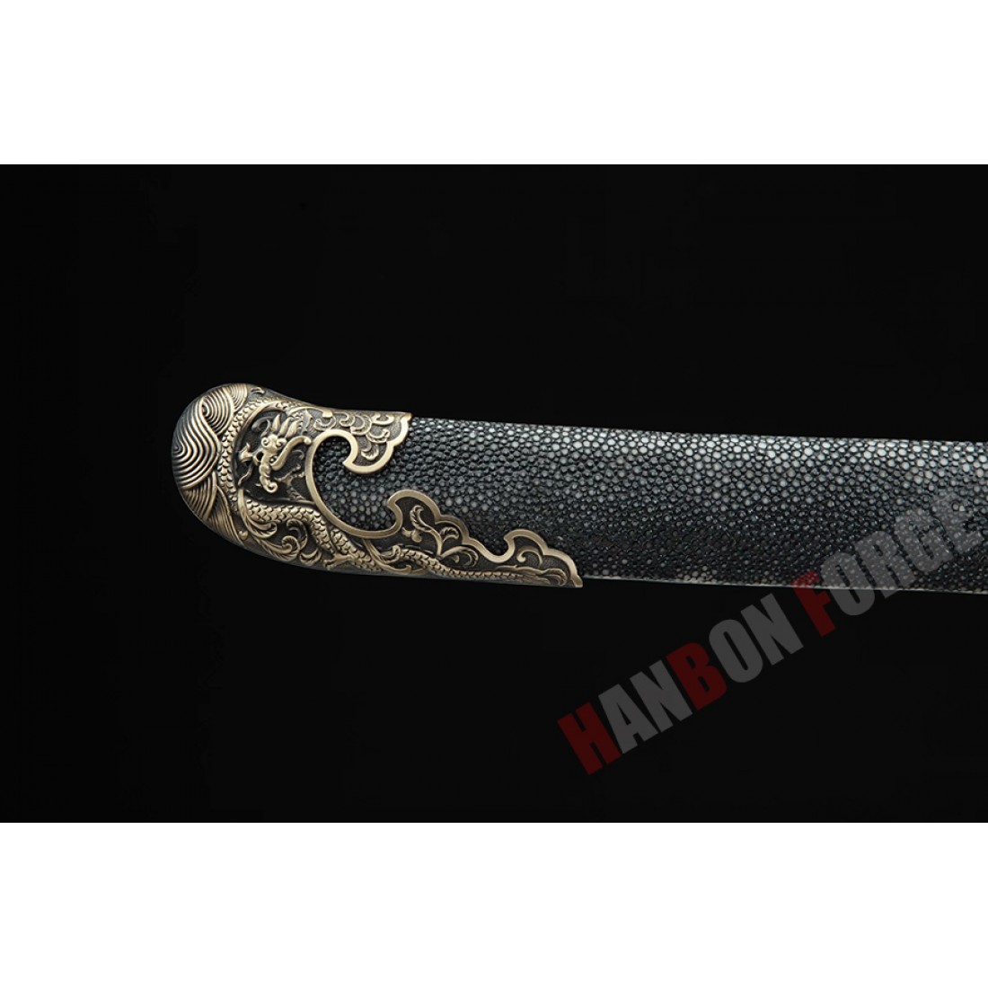Chinese Dragon Qing Dao Sword - Clay Tempered Pattern Steel | HanBon Forge