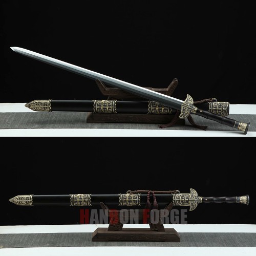 Chinese Jian Sword | Hand Forged Double Edged Chinese Straight Sword