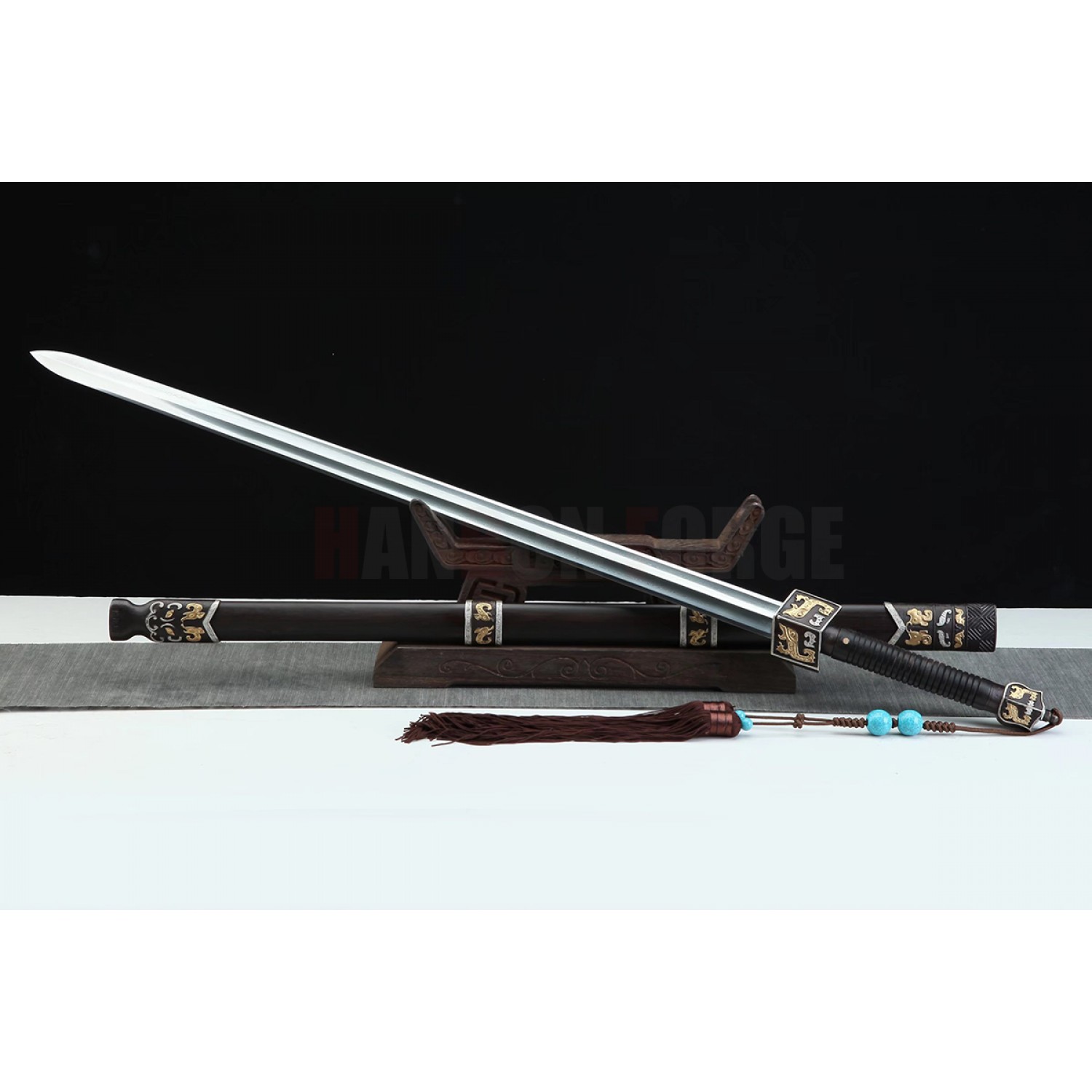 Qin Shihuang Jian Replica - Folded Steel Tai Chi Sword | HanBon Forge