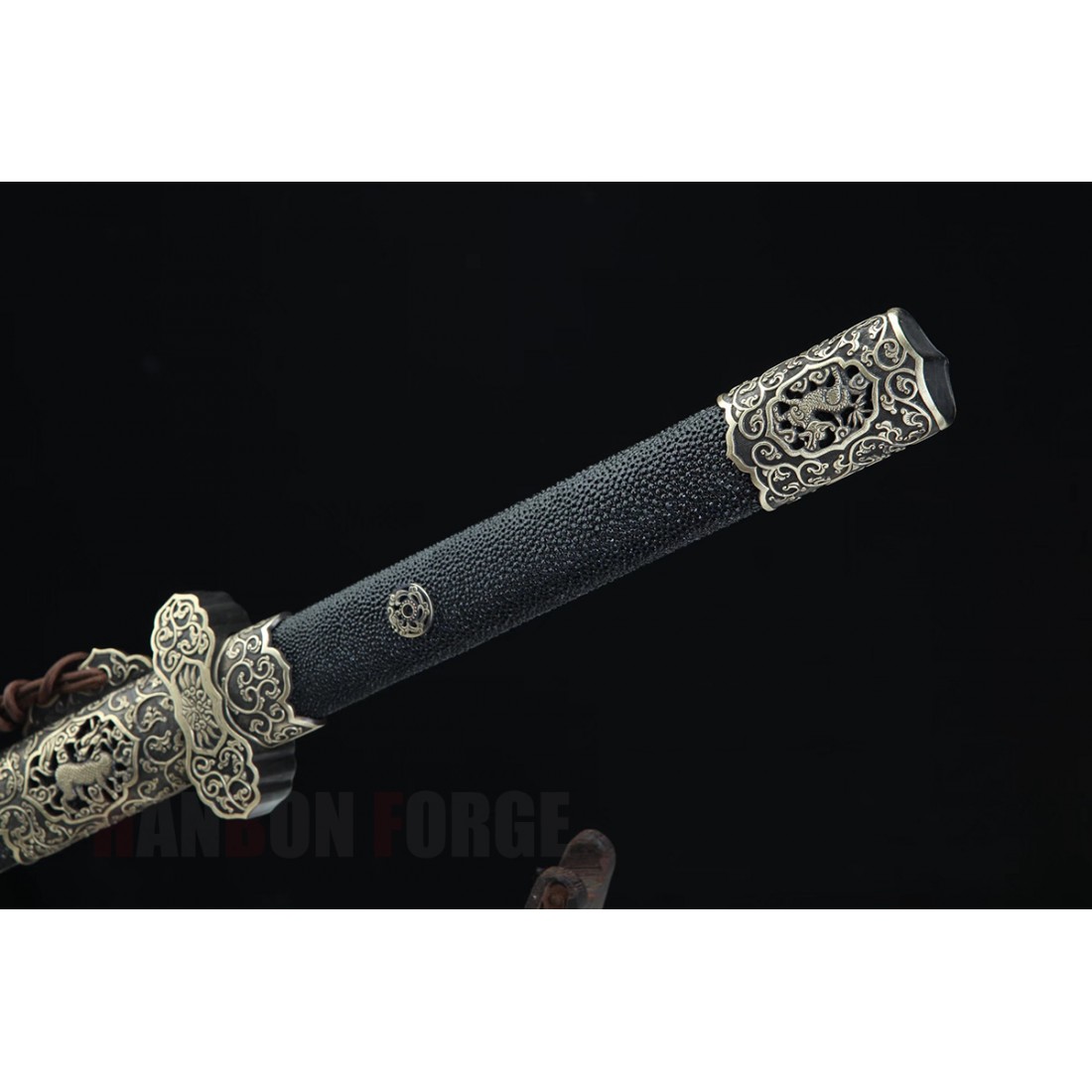 Chinese Kirin Auspicious Tang Jian Folded Steel With Clay Tempered ...