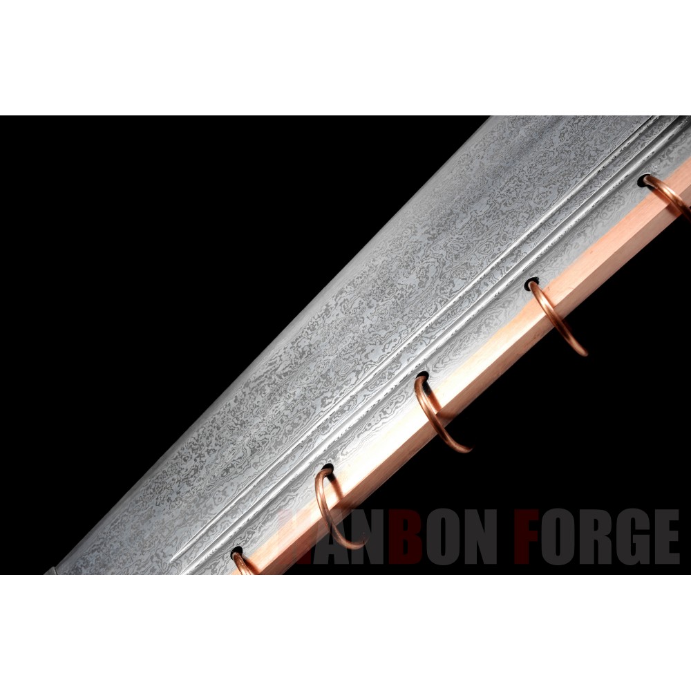 HAND FORGED CHINESE NINE RINGS DAO SWORD