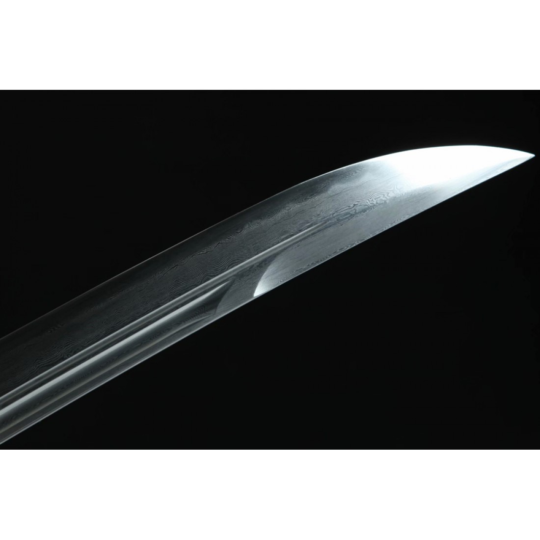Chinese Dao Sword Three Colors Copper Folded Pattern Steel Full Tang ...