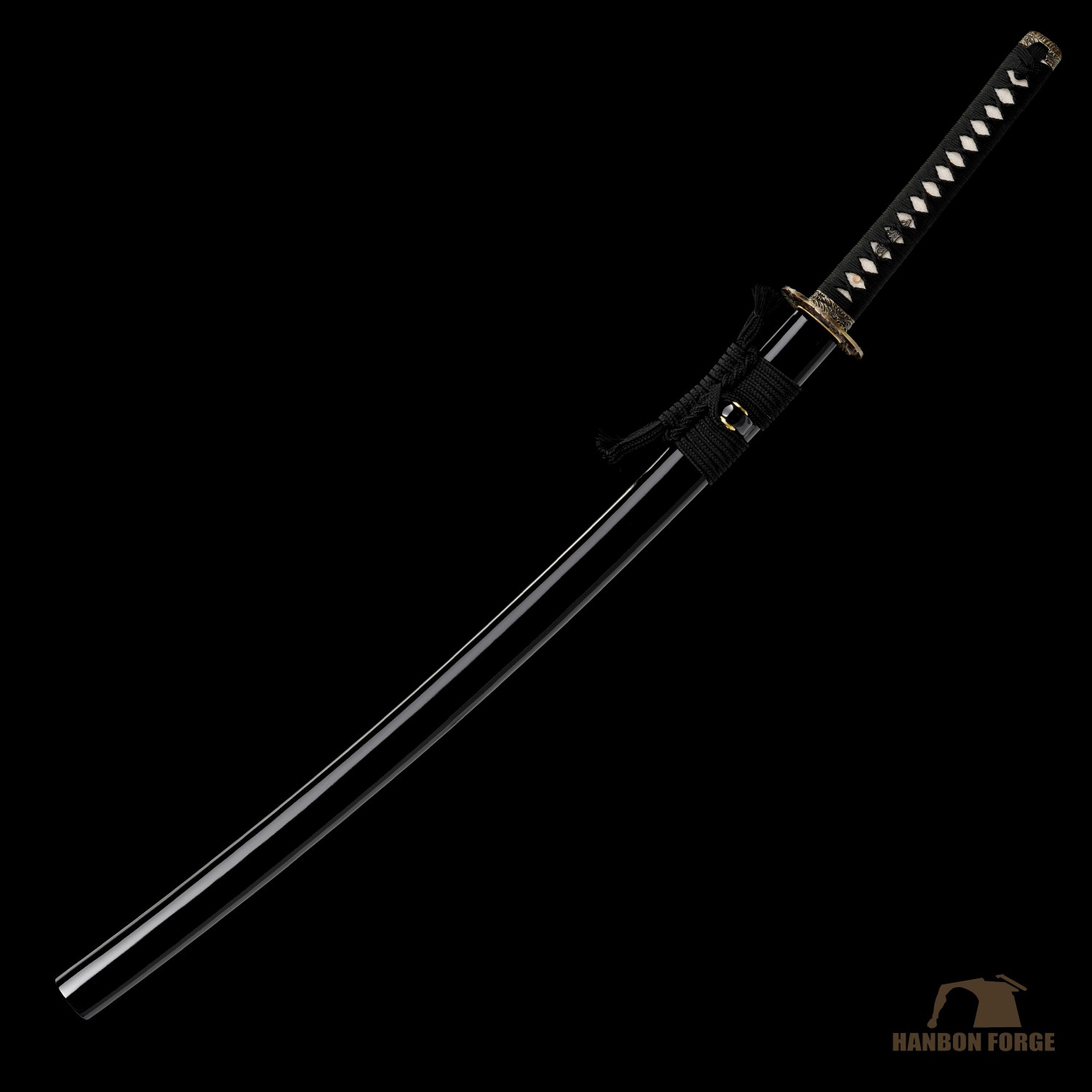 Handmade Japanese Katana Sword | T10 Steel Shinogi-Zukuri | Wave ...
