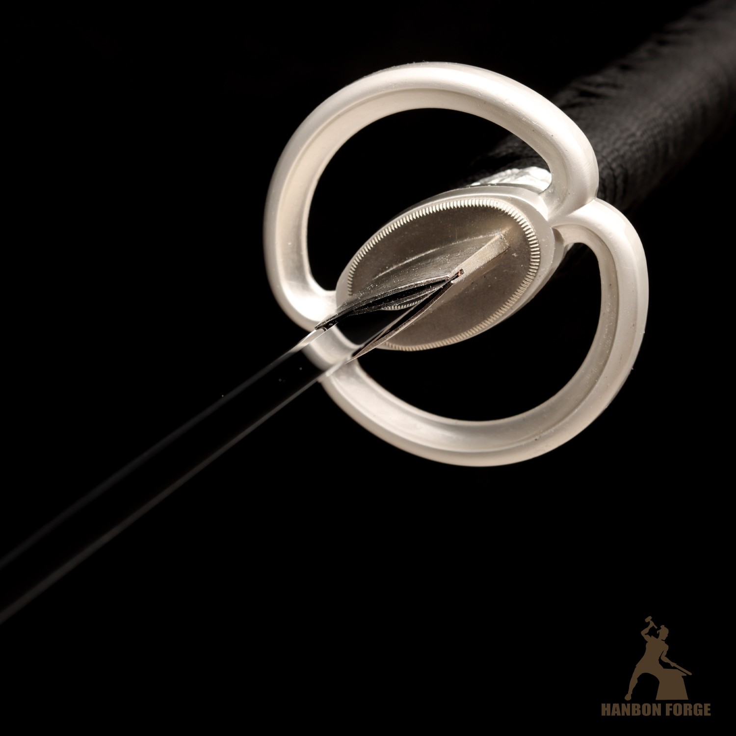 Handmade T10 Steel Katana Sword – Shinogi-Zukuri, Silver Musashi Fittings