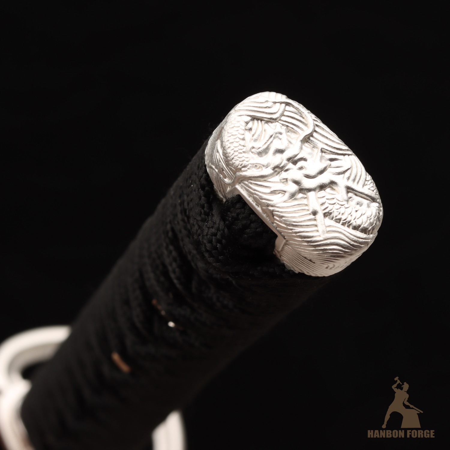 Handmade T10 Steel Katana Sword – Shinogi-Zukuri, Silver Musashi Fittings
