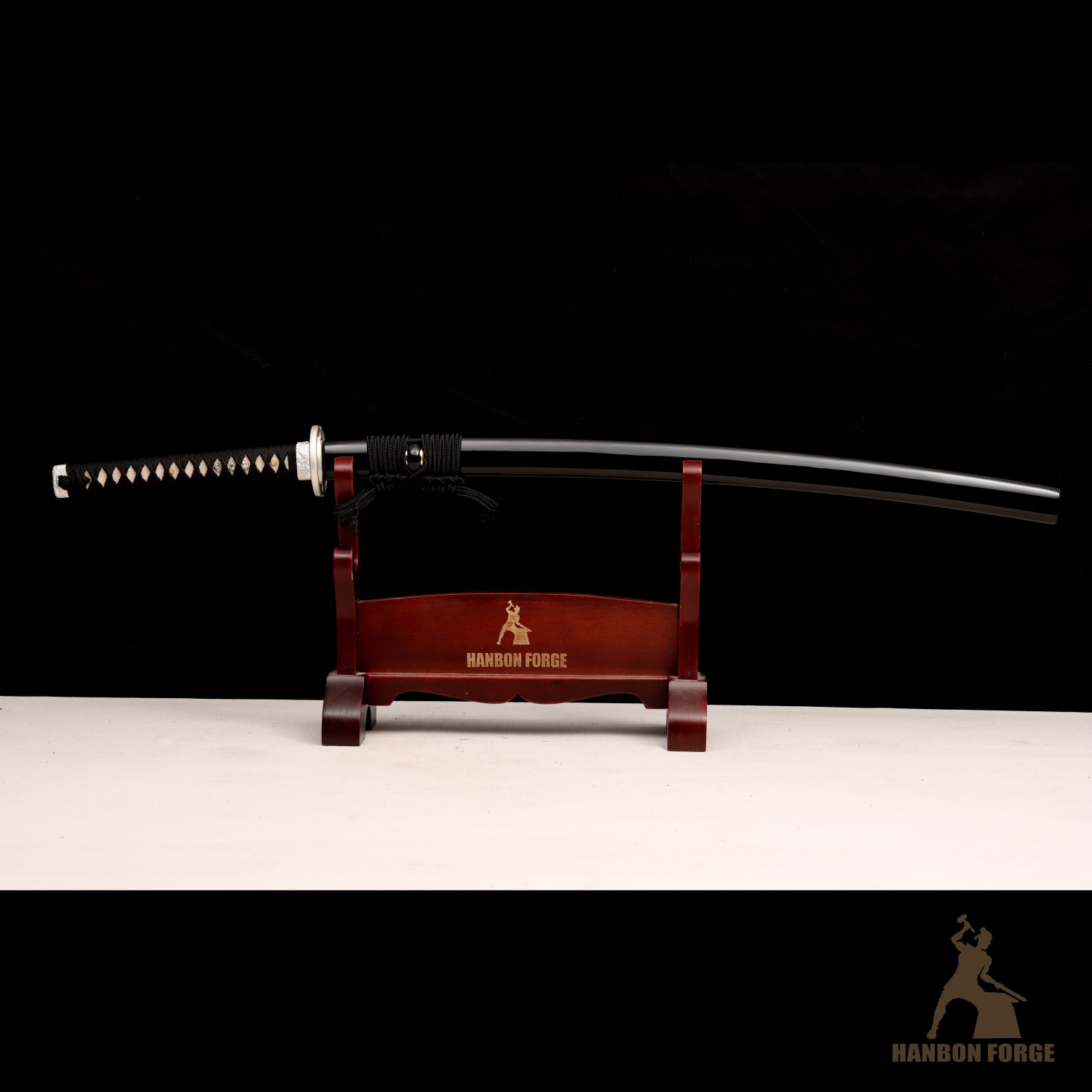 Handmade T10 Steel Katana Sword – Shinogi-Zukuri, Silver Musashi Fittings