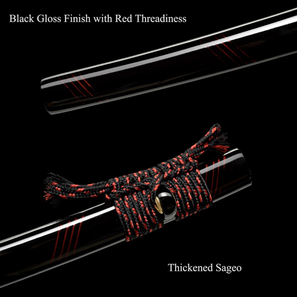 HanBon Forge Samurai Sword Real Katana 1060 Steel Full Tang Hand Made ...