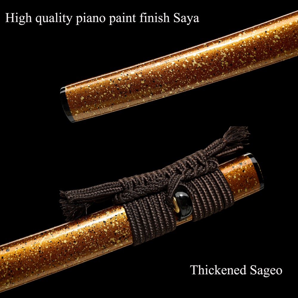 HanBon Forge Katana Sword Real Japanese Samurai Battle Ready T10 Clay ...