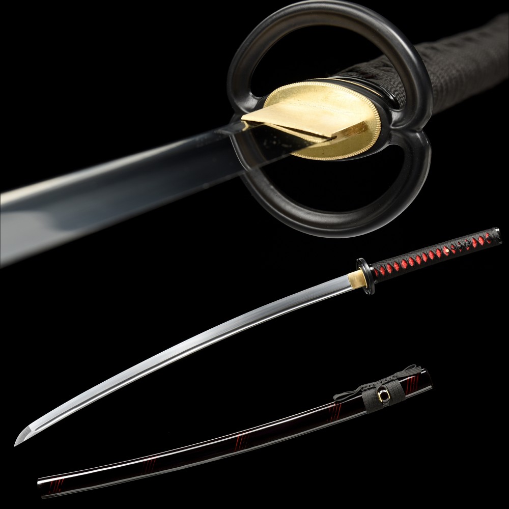 HanBon Forged M usashi Katana Japanese Samurai Sword T10 Steel Full ...
