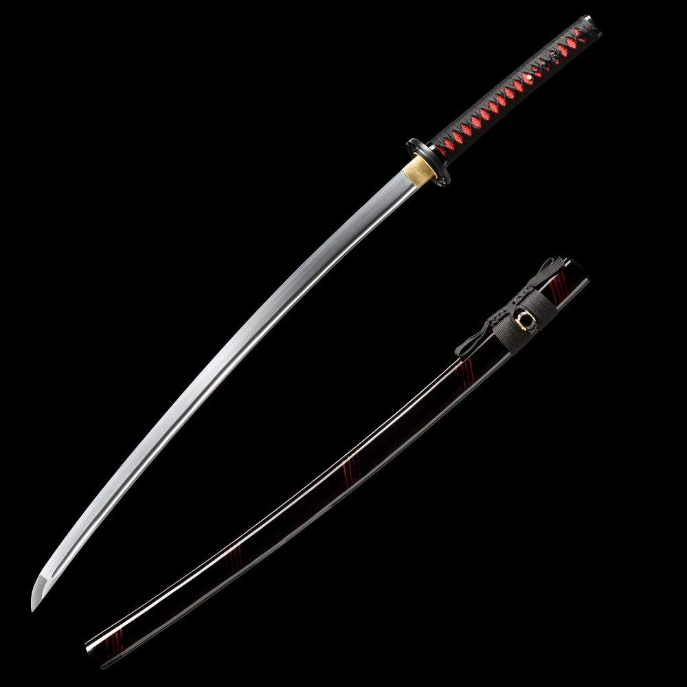 HanBon Forged M usashi Katana Japanese Samurai Sword T10 Steel Full ...
