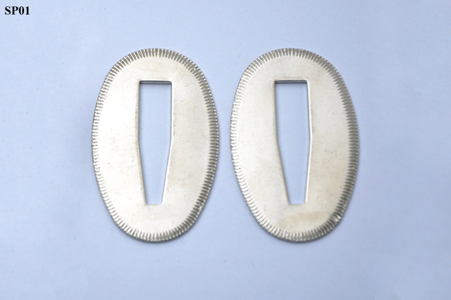 Sword Stand Brass Seppa Spacer Pads For Japanese Swords - Set Of 2 Gold ...