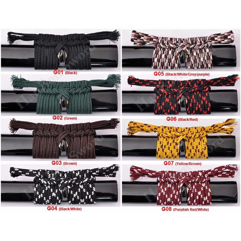 2.6M Colorful Sageo Cord for Katana Tanto Wakizashi Sword Saya